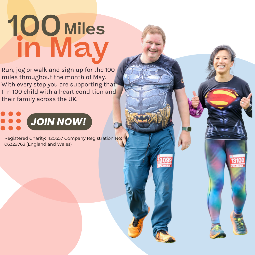 Children's Heart Federation | 100 Miles in May Challenge 2025